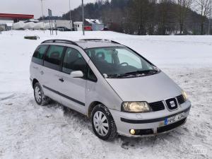 Grey SEAT Alhambra 2004 in Vilnius, with an engine capacity of 1.90 L and mileage of 403 thousand km for 1299 €, photo 2 on AUTOMOTO.COM.LV