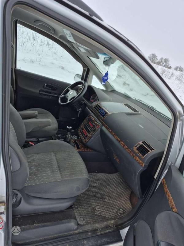 Pelēks SEAT Alhambra 2004 Kupiškis, ar dzinēja tilpumu 1.90 L un nobraukumu 361 tūkst. km par 950 €, foto 9 vietnē AUTOMOTO.COM.LV