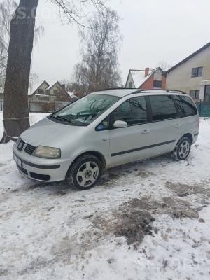 Grey SEAT Alhambra 2004 in Riga, with an engine capacity of 2.00 L and mileage of 261 thousand km for 990 €, photo  on AUTOMOTO.COM.LV