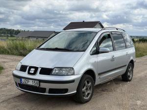 Pelēks SEAT Alhambra 2004 Viļņa, ar dzinēja tilpumu 1.98 L un nobraukumu 275 tūkst. km par 1000 €, foto  vietnē AUTOMOTO.COM.LV