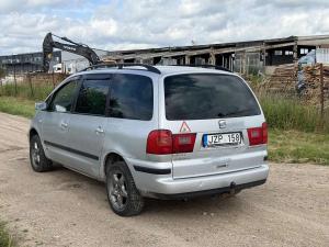 Grey SEAT Alhambra 2004 in Vilnius, with an engine capacity of 1.98 L and mileage of 275 thousand km for 1000 €, photo 6 on AUTOMOTO.COM.LV