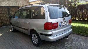 Grey SEAT Alhambra 2005 in Riga, with an engine capacity of 1.90 L and mileage of 312 thousand km for 1600 €, photo  on AUTOMOTO.COM.LV