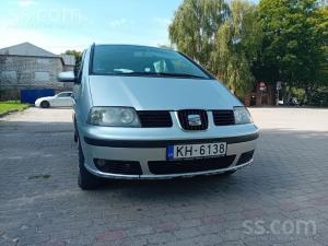 Grey SEAT Alhambra 2005 in Riga, with an engine capacity of 1.90 L and mileage of 312 thousand km for 1600 €, photo 5 on AUTOMOTO.COM.LV