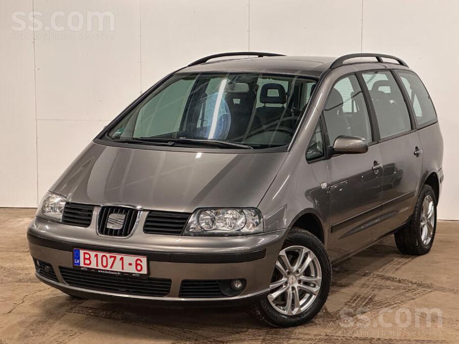 Pelēks SEAT Alhambra 2006 Jūrmala, ar dzinēja tilpumu 2.00 L un nobraukumu 230 tūkst. km par 3950 €, foto 1 vietnē AUTOMOTO.COM.LV