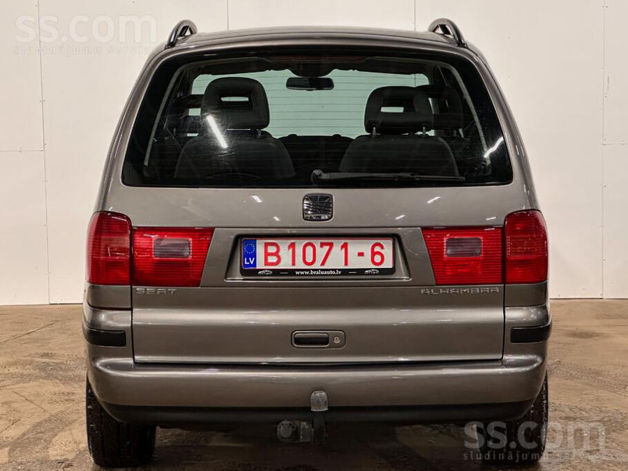 Pelēks SEAT Alhambra 2006 Jūrmala, ar dzinēja tilpumu 2.00 L un nobraukumu 230 tūkst. km par 3950 €, foto 12 vietnē AUTOMOTO.COM.LV