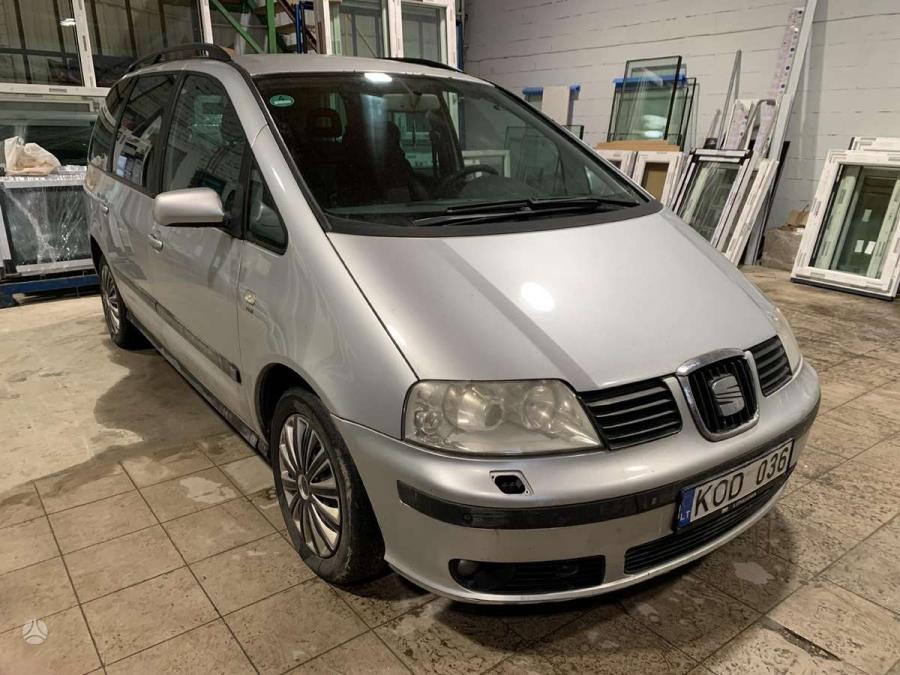Grey SEAT Alhambra 2006 in Vilnius, with an engine capacity of 0.00 L and mileage of 300 thousand km for 2000 €, photo 1 on AUTOMOTO.COM.LV