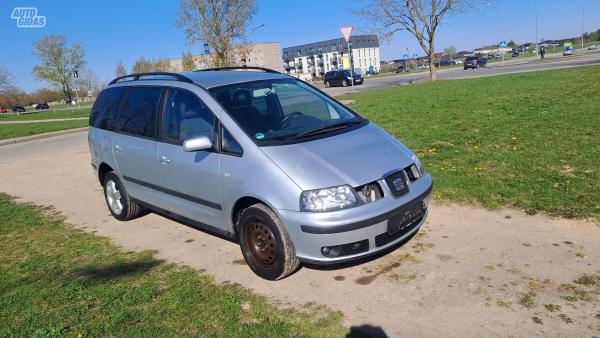 Grey SEAT Alhambra 2006 in Vilnius, with an engine capacity of 1.90 L and mileage of 234 thousand km for 2850 €, photo 1 on AUTOMOTO.COM.LV