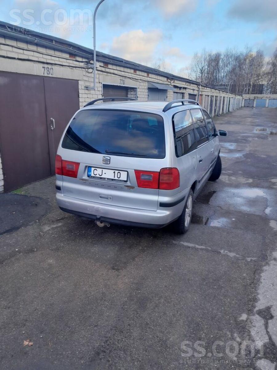 Grey SEAT Alhambra 2007 in Riga, with an engine capacity of 1.90 L and mileage of 360 thousand km for 2799 €, photo 5 on AUTOMOTO.COM.LV