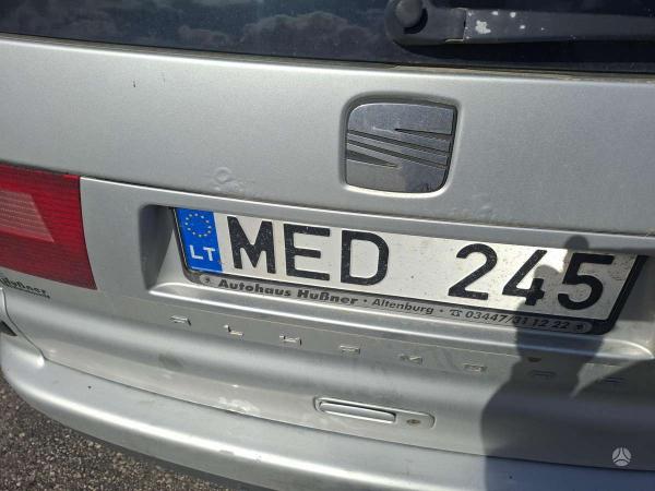 Серый Сеат Альхамбра 2007 в Алитус, объемом двигателя 1.97 л и пробегом 300 тыс. км за 1655 €, фото 4 на AUTOMOTO.COM.LV