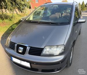 Grey SEAT Alhambra 2007 in Kaunas, with an engine capacity of 1.90 L and mileage of 395 thousand km for 1900 €, photo  on AUTOMOTO.COM.LV