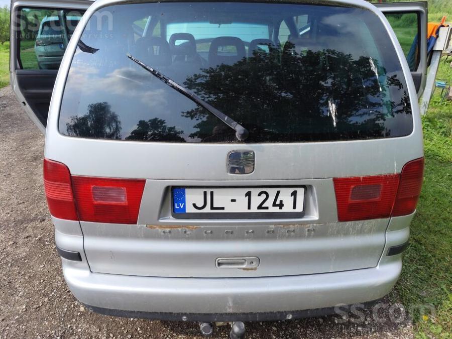 Pelēks SEAT Alhambra 2008 Saldus, ar dzinēja tilpumu 2.00 L un nobraukumu 424 tūkst. km par 1900 €, foto 2 vietnē AUTOMOTO.COM.LV