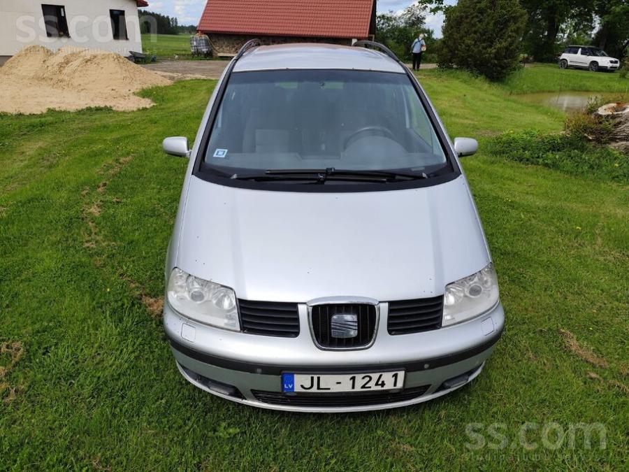 Pelēks SEAT Alhambra 2008 Saldus, ar dzinēja tilpumu 2.00 L un nobraukumu 424 tūkst. km par 1900 €, foto 10 vietnē AUTOMOTO.COM.LV