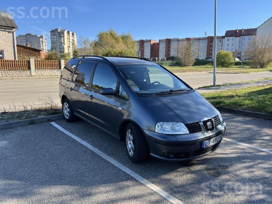 Pelēks SEAT Alhambra 2008 Daugavpils, ar dzinēja tilpumu 2.00 L un nobraukumu 358 tūkst. km par 1999 €, foto 1 vietnē AUTOMOTO.COM.LV