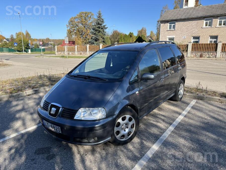 Pelēks SEAT Alhambra 2008 Daugavpils, ar dzinēja tilpumu 2.00 L un nobraukumu 358 tūkst. km par 1999 €, foto 2 vietnē AUTOMOTO.COM.LV