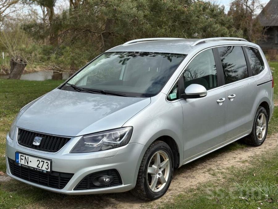 Pelēks SEAT Alhambra 2010 Dobele, ar dzinēja tilpumu 1.90 L un nobraukumu 330 tūkst. km par 3450 €, foto 1 vietnē AUTOMOTO.COM.LV