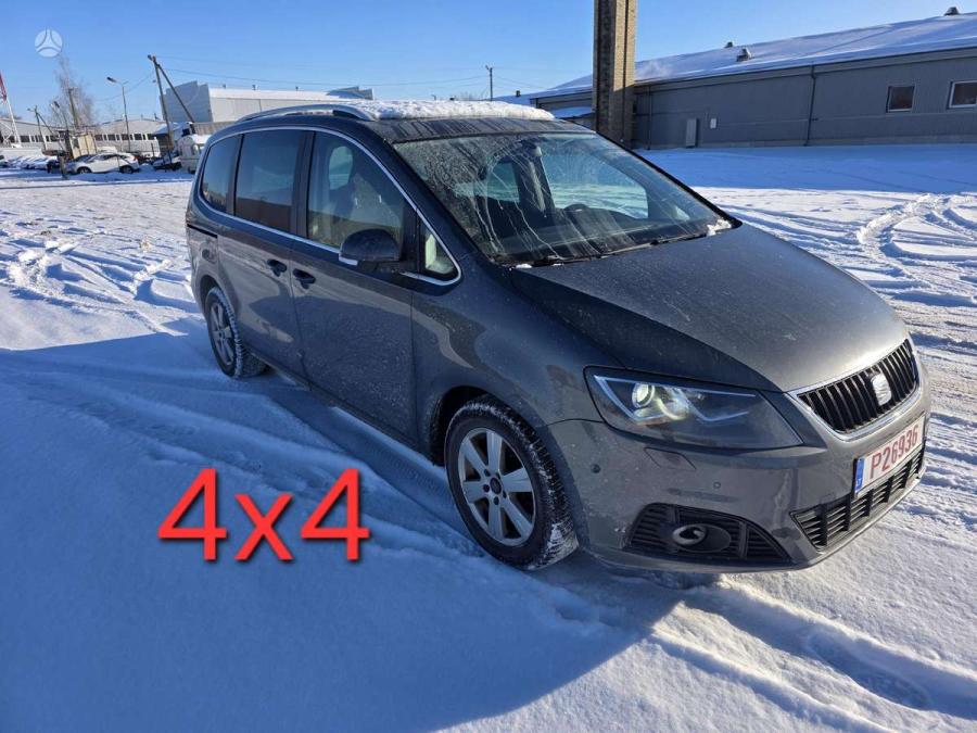 Grey SEAT Alhambra 2011 in Marijampole, with an engine capacity of 1.97 L and mileage of 290 thousand km for 5900 €, photo 1 on AUTOMOTO.COM.LV