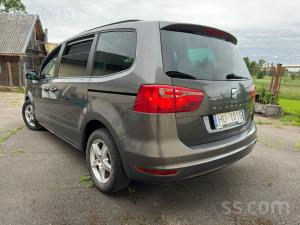 Grey SEAT Alhambra 2011 in Rezekne, with an engine capacity of 2.00 L and mileage of 341 thousand km for 5400 €, photo 8 on AUTOMOTO.COM.LV