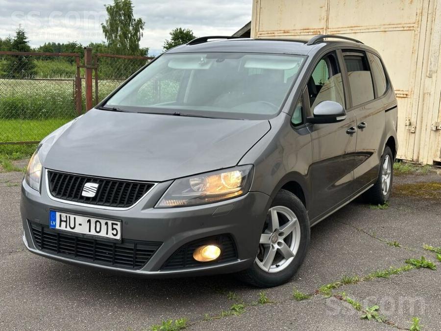 Grey SEAT Alhambra 2011 in Rezekne, with an engine capacity of 2.00 L and mileage of 341 thousand km for 5400 €, photo 7 on AUTOMOTO.COM.LV