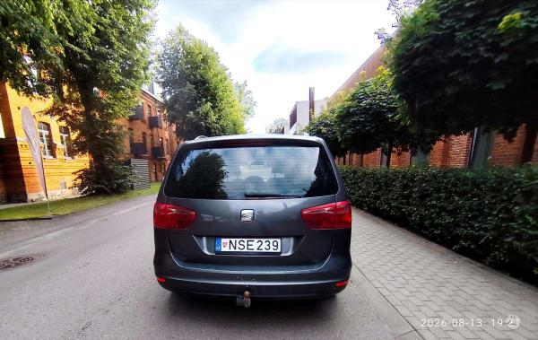 Pelēks SEAT Alhambra 2011 Kauņa, ar dzinēja tilpumu 1.97 L un nobraukumu 311 tūkst. km par 6400 €, foto 8 vietnē AUTOMOTO.COM.LV
