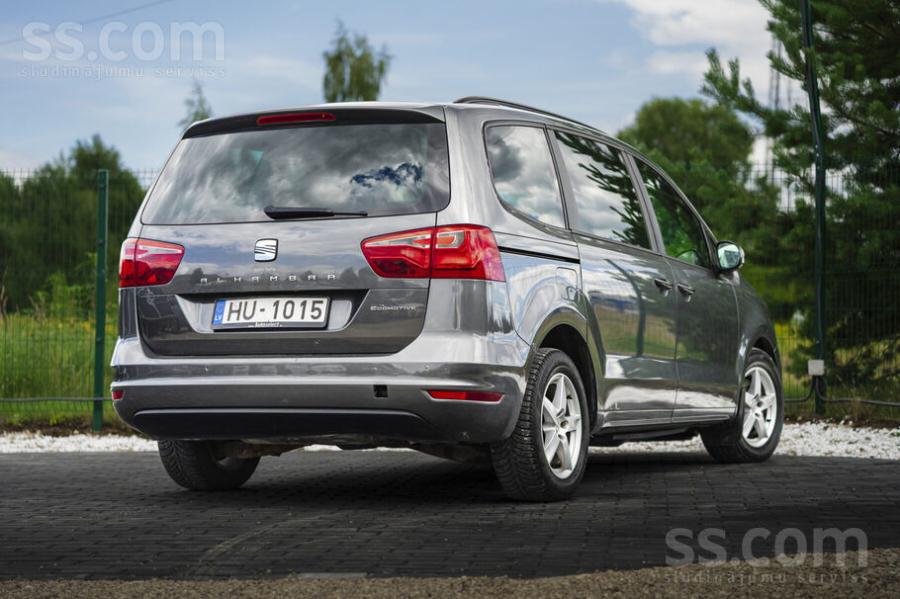 Pelēks SEAT Alhambra 2011 Rīga, ar dzinēja tilpumu 2.00 L un nobraukumu 344 tūkst. km par 6290 €, foto 7 vietnē AUTOMOTO.COM.LV