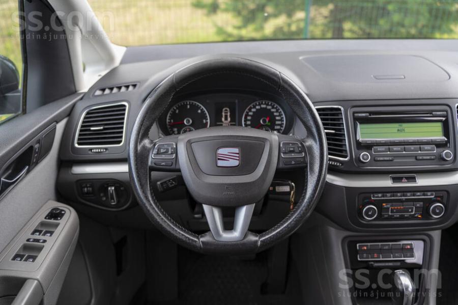Pelēks SEAT Alhambra 2011 Rīga, ar dzinēja tilpumu 2.00 L un nobraukumu 344 tūkst. km par 6290 €, foto 17 vietnē AUTOMOTO.COM.LV