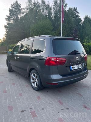 Grey SEAT Alhambra 2012 in Jelgava, with an engine capacity of 2.00 L and mileage of 256 thousand km for 550 €, photo 4 on AUTOMOTO.COM.LV