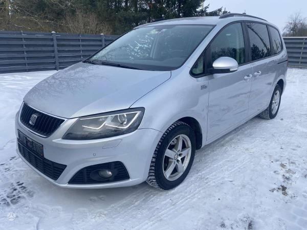 Pelēks SEAT Alhambra 2012 Marijampole, ar dzinēja tilpumu 1.97 L un nobraukumu 235 tūkst. km par 7250 €, foto 1 vietnē AUTOMOTO.COM.LV