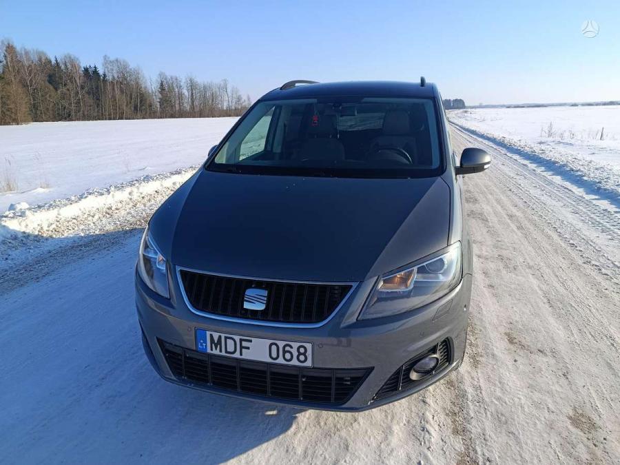 Pelēks SEAT Alhambra 2012 Tauragė, ar dzinēja tilpumu 1.97 L un nobraukumu 198 tūkst. km par 7200 €, foto 1 vietnē AUTOMOTO.COM.LV