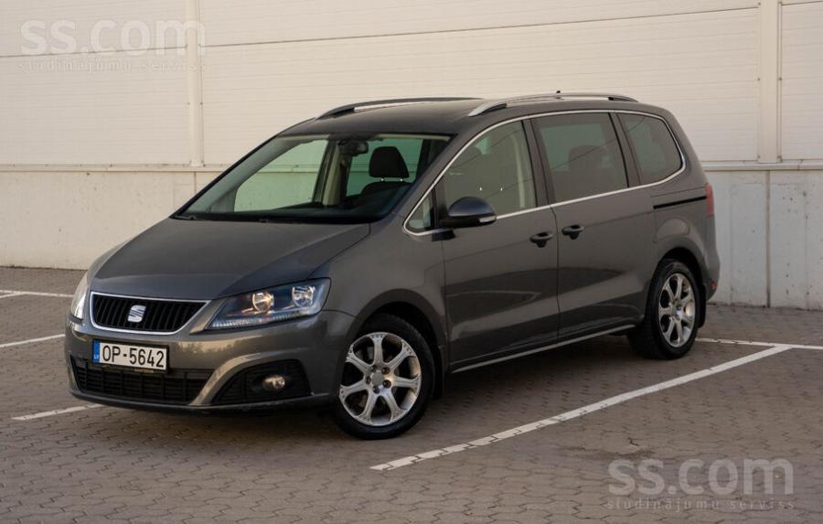 Pelēks SEAT Alhambra 2012 Rīga, ar dzinēja tilpumu 2.00 L un nobraukumu 326 tūkst. km par 5990 €, foto 1 vietnē AUTOMOTO.COM.LV