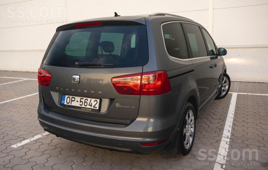 Pelēks SEAT Alhambra 2012 Rīga, ar dzinēja tilpumu 2.00 L un nobraukumu 326 tūkst. km par 5990 €, foto 6 vietnē AUTOMOTO.COM.LV