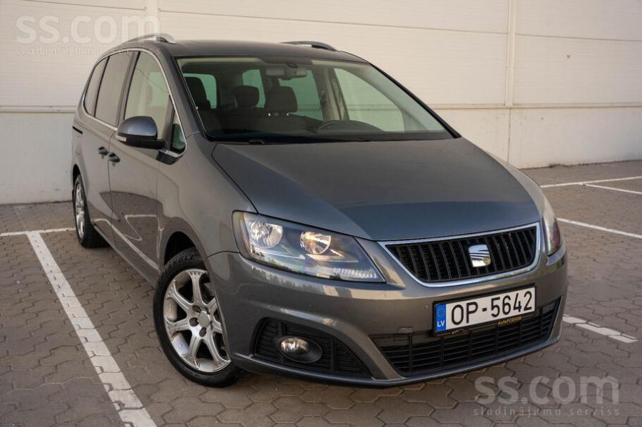Pelēks SEAT Alhambra 2012 Rīga, ar dzinēja tilpumu 2.00 L un nobraukumu 326 tūkst. km par 5990 €, foto 8 vietnē AUTOMOTO.COM.LV