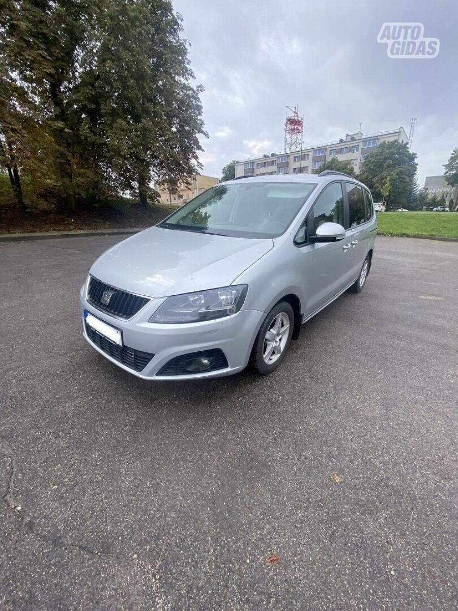 Pelēks SEAT Alhambra 2012 Panevēža, ar dzinēja tilpumu 2.00 L un nobraukumu 353 tūkst. km par 5500 €, foto 3 vietnē AUTOMOTO.COM.LV