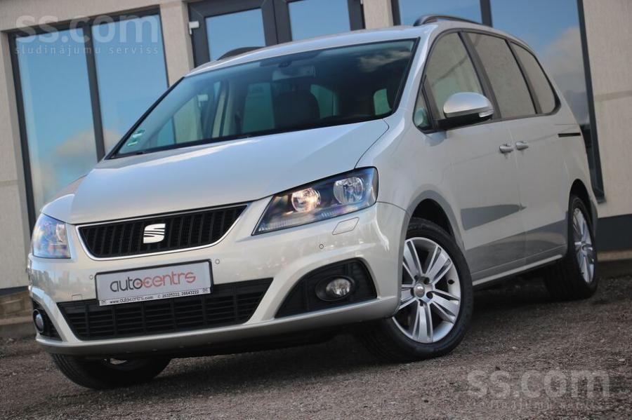 Pelēks SEAT Alhambra 2013 Tukums, ar dzinēja tilpumu 2.00 L un nobraukumu 249 tūkst. km par 8338 €, foto 1 vietnē AUTOMOTO.COM.LV