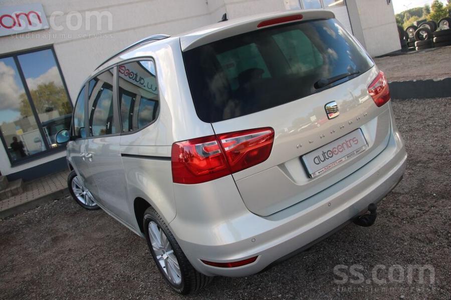Pelēks SEAT Alhambra 2013 Tukums, ar dzinēja tilpumu 2.00 L un nobraukumu 249 tūkst. km par 8338 €, foto 5 vietnē AUTOMOTO.COM.LV