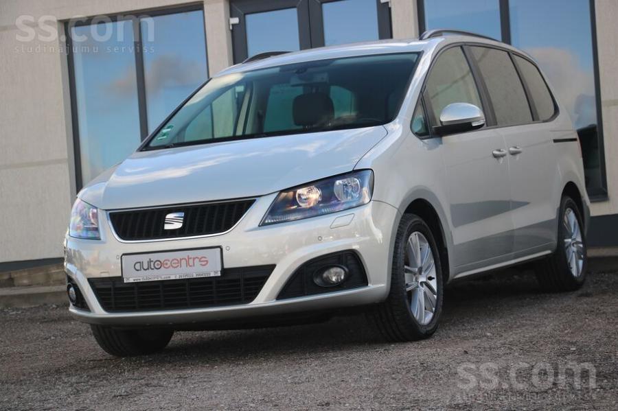 Pelēks SEAT Alhambra 2013 Tukums, ar dzinēja tilpumu 2.00 L un nobraukumu 249 tūkst. km par 8338 €, foto 29 vietnē AUTOMOTO.COM.LV