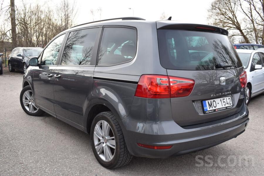 Pelēks SEAT Alhambra 2014 Kuldīga, ar dzinēja tilpumu 2.00 L un nobraukumu 0 tūkst. km par 7750 €, foto 3 vietnē AUTOMOTO.COM.LV