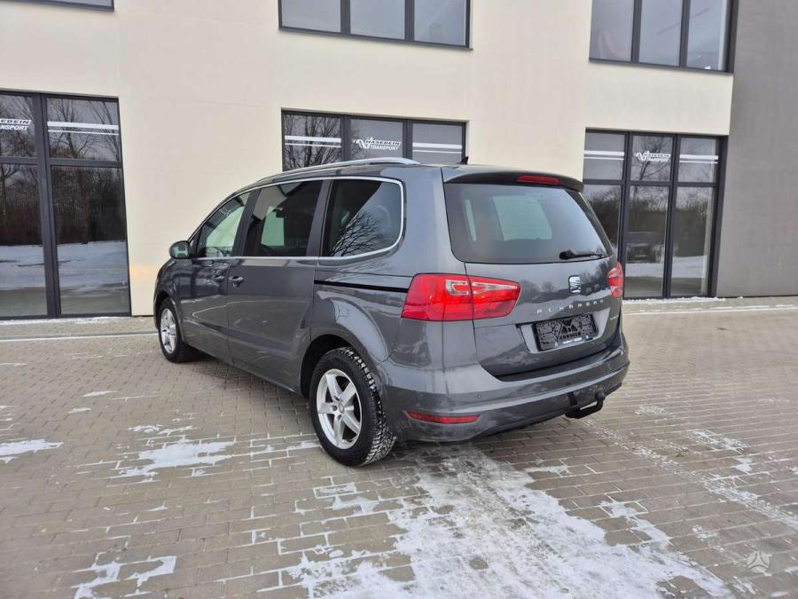 Grey SEAT Alhambra 2014 in Marijampole, with an engine capacity of 1.97 L and mileage of 230 thousand km for 8000 €, photo 8 on AUTOMOTO.COM.LV
