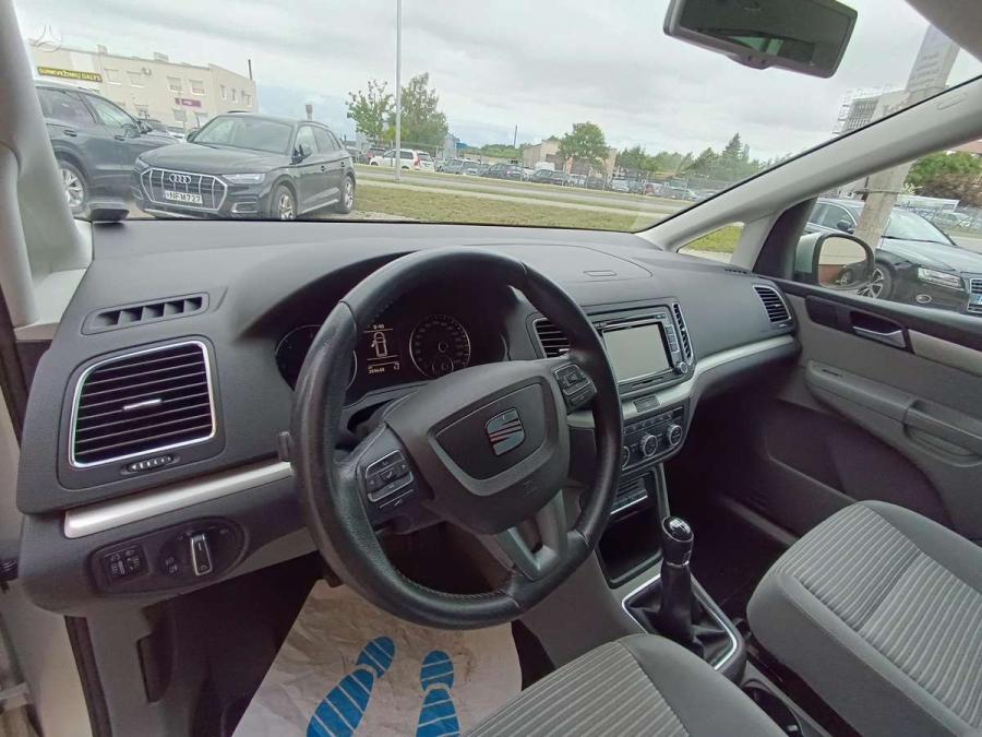 Серый Сеат Альхамбра 2014 в Кретинга, объемом двигателя 1.97 л и пробегом 269 тыс. км за 8700 €, фото 11 на AUTOMOTO.COM.LV
