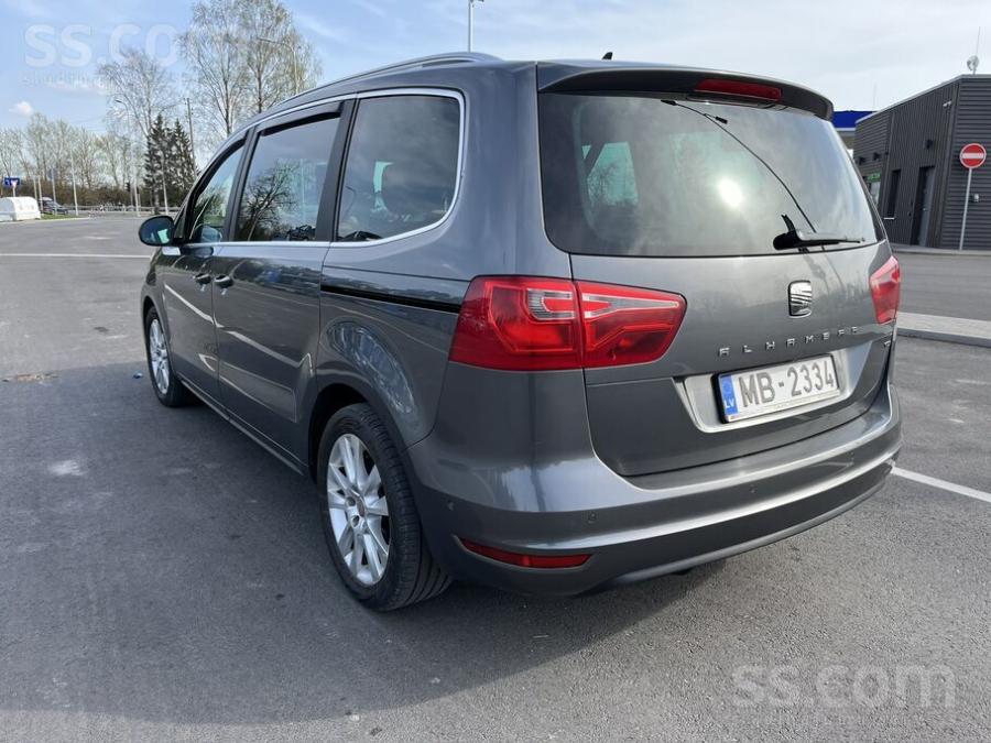 Pelēks SEAT Alhambra 2015 Rīga, ar dzinēja tilpumu 2.00 L un nobraukumu 367 tūkst. km par 9800 €, foto 6 vietnē AUTOMOTO.COM.LV