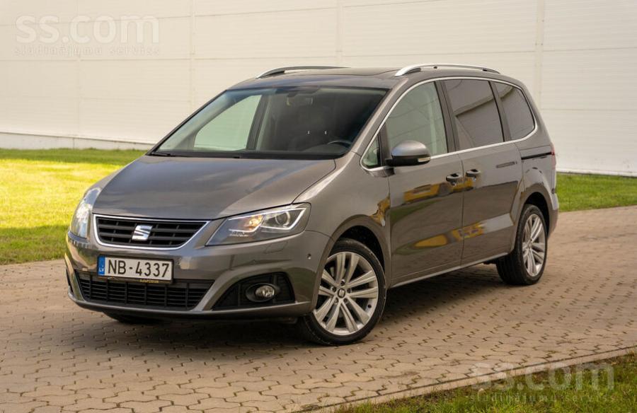 Pelēks SEAT Alhambra 2015 Rīga, ar dzinēja tilpumu 2.00 L un nobraukumu 306 tūkst. km par 10650 €, foto 1 vietnē AUTOMOTO.COM.LV