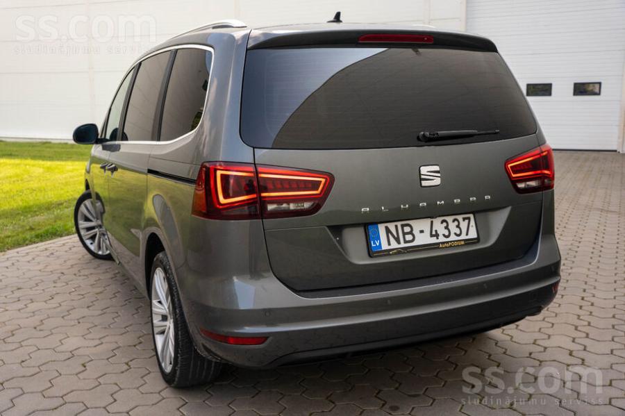 Pelēks SEAT Alhambra 2015 Rīga, ar dzinēja tilpumu 2.00 L un nobraukumu 306 tūkst. km par 10650 €, foto 4 vietnē AUTOMOTO.COM.LV