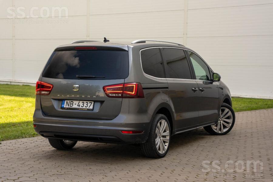 Pelēks SEAT Alhambra 2015 Rīga, ar dzinēja tilpumu 2.00 L un nobraukumu 306 tūkst. km par 10650 €, foto 6 vietnē AUTOMOTO.COM.LV