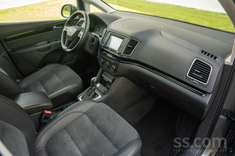 Pelēks SEAT Alhambra 2015 Rīga, ar dzinēja tilpumu 2.00 L un nobraukumu 306 tūkst. km par 10650 €, foto 21 vietnē AUTOMOTO.COM.LV
