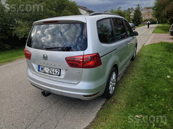 Pelēks SEAT Alhambra 2015 Rīga, ar dzinēja tilpumu 2.00 L un nobraukumu 276 tūkst. km par 8500 €, foto 6 vietnē AUTOMOTO.COM.LV