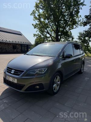 Grey SEAT Alhambra 2016 in Riga, with an engine capacity of 2.00 L and mileage of 250 thousand km for 18000 €, photo 1 on AUTOMOTO.COM.LV