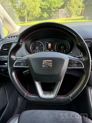 Grey SEAT Alhambra 2016 in Riga, with an engine capacity of 2.00 L and mileage of 250 thousand km for 18000 €, photo 14 on AUTOMOTO.COM.LV