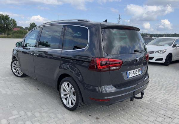 Pelēks SEAT Alhambra 2019 Tauragė, ar dzinēja tilpumu 1.97 L un nobraukumu 256 tūkst. km par 14500 €, foto 5 vietnē AUTOMOTO.COM.LV