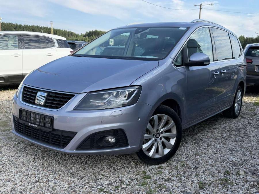Grey SEAT Alhambra 2019 in Vilnius, with an engine capacity of 1.40 L and mileage of 206 thousand km for 17500 €, photo 1 on AUTOMOTO.COM.LV