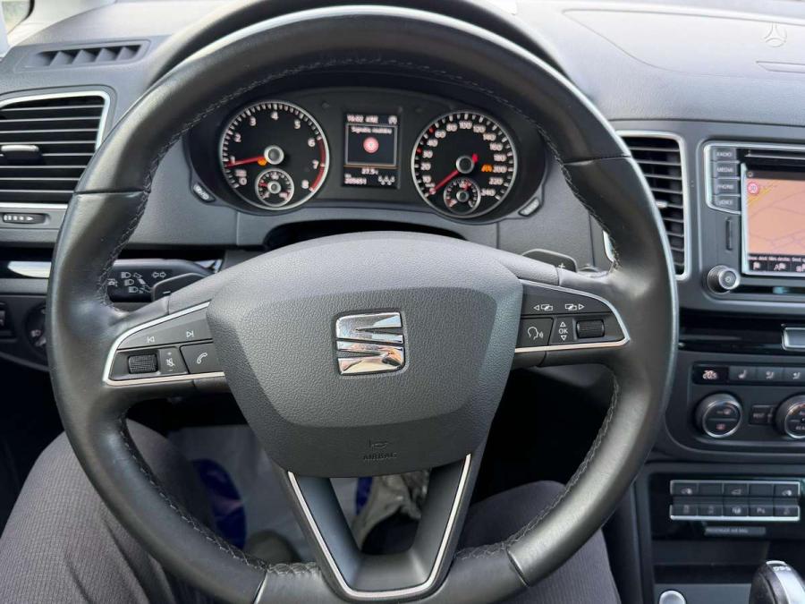 Grey SEAT Alhambra 2019 in Vilnius, with an engine capacity of 1.40 L and mileage of 206 thousand km for 17500 €, photo 28 on AUTOMOTO.COM.LV