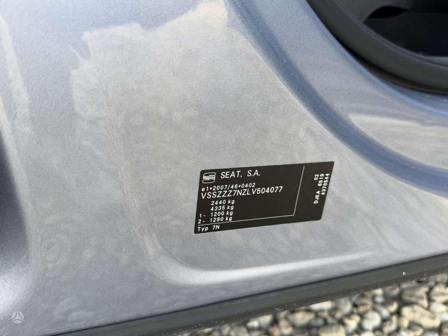 Grey SEAT Alhambra 2019 in Vilnius, with an engine capacity of 1.40 L and mileage of 206 thousand km for 17500 €, photo 33 on AUTOMOTO.COM.LV